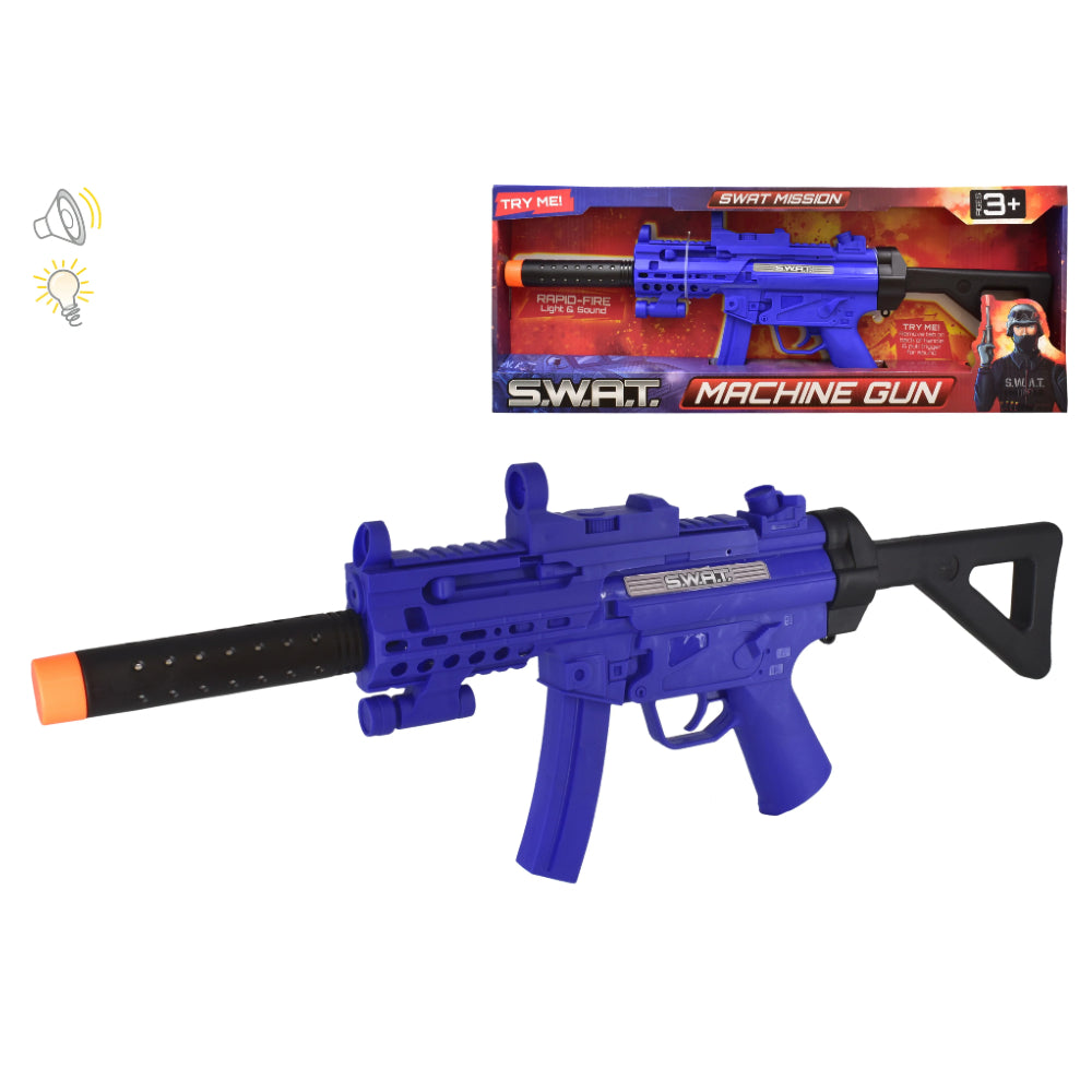 SWAT Battery Operated Large Toy Machine Gun – Planet Direct