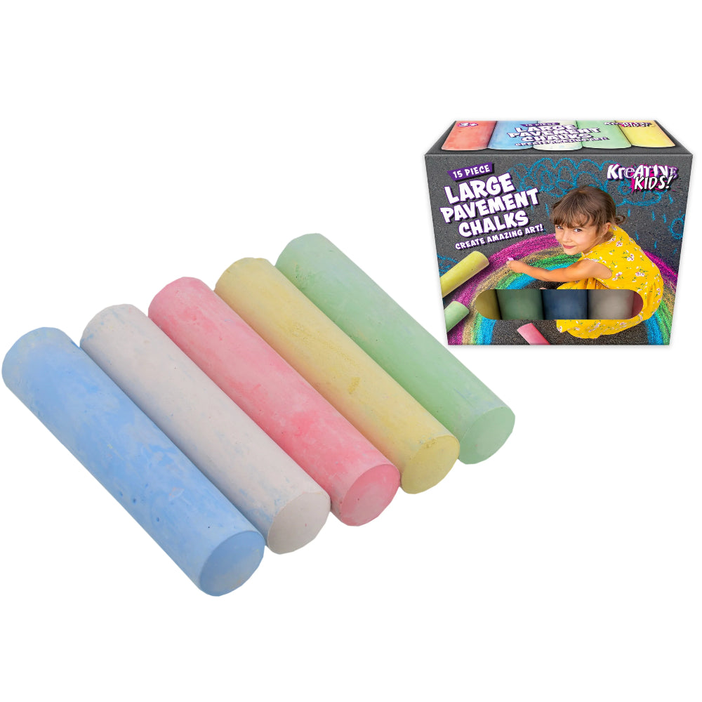 15 Chunky Pavement Chalks – Planet Direct