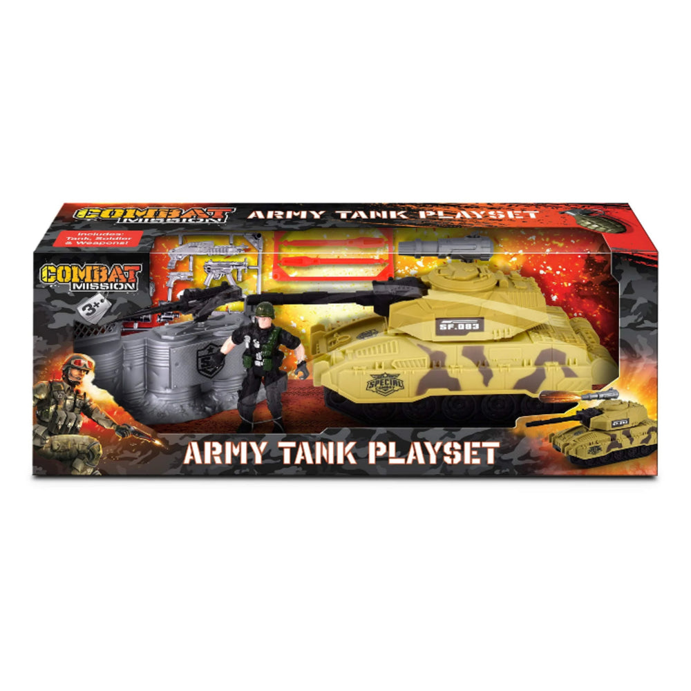 Army Toys Tank Playset With Tank Soldier And Toy Weapons – Planet Direct