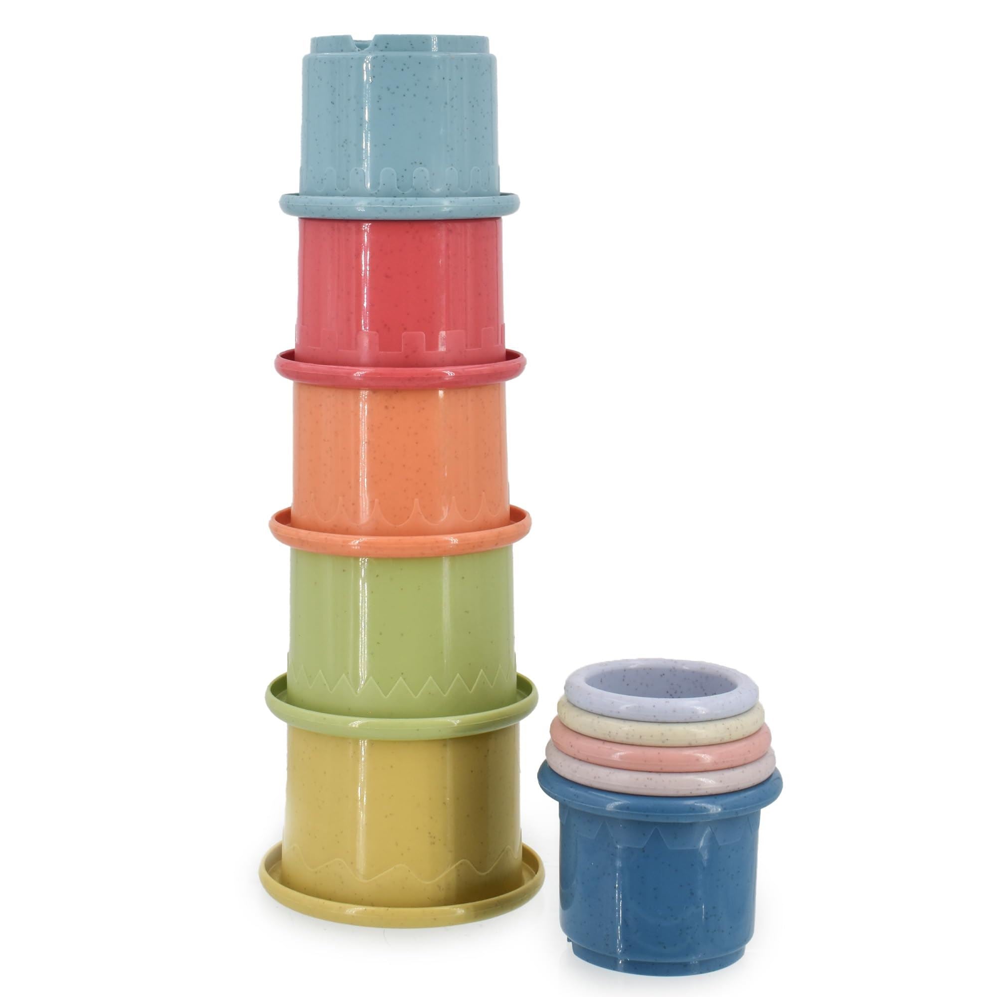 Wheat Fibre Stacking Cups – Planet Direct